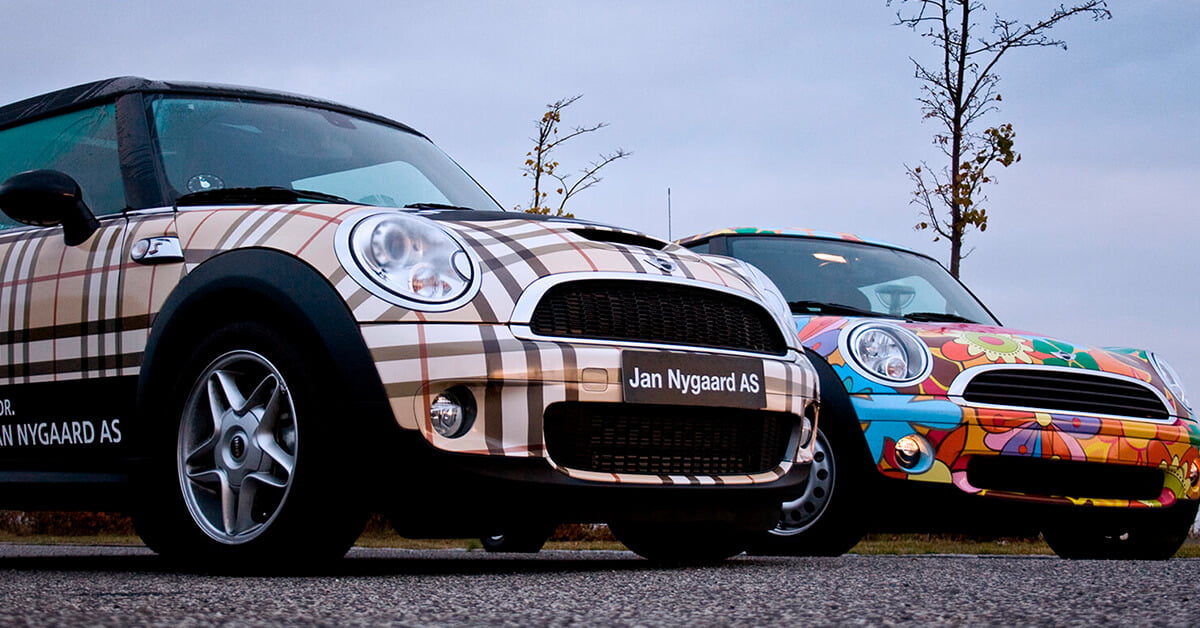 Folie til bil | Tryk på biler skaber genkendelighed på vejene!